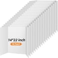 18 Pcs 14 * 22 Inch Tri Fold Poster Board Bulk, Science Fair Project ...