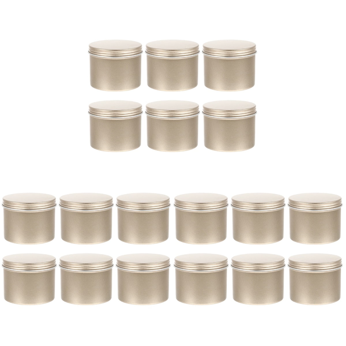 MERRYHAPY 18 Pcs Mini Compact Airtight Aluminum Cans for Home Kitchen ...