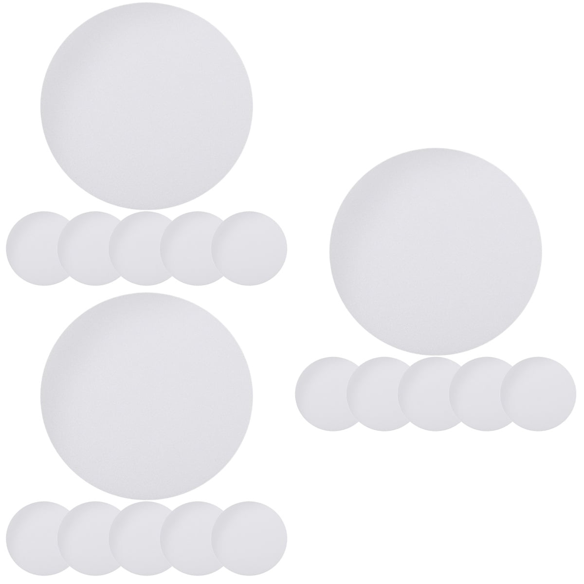 MERRYHAPY White Acrylic Diffuser Lamp Cover Set for Living Room, 18 ...