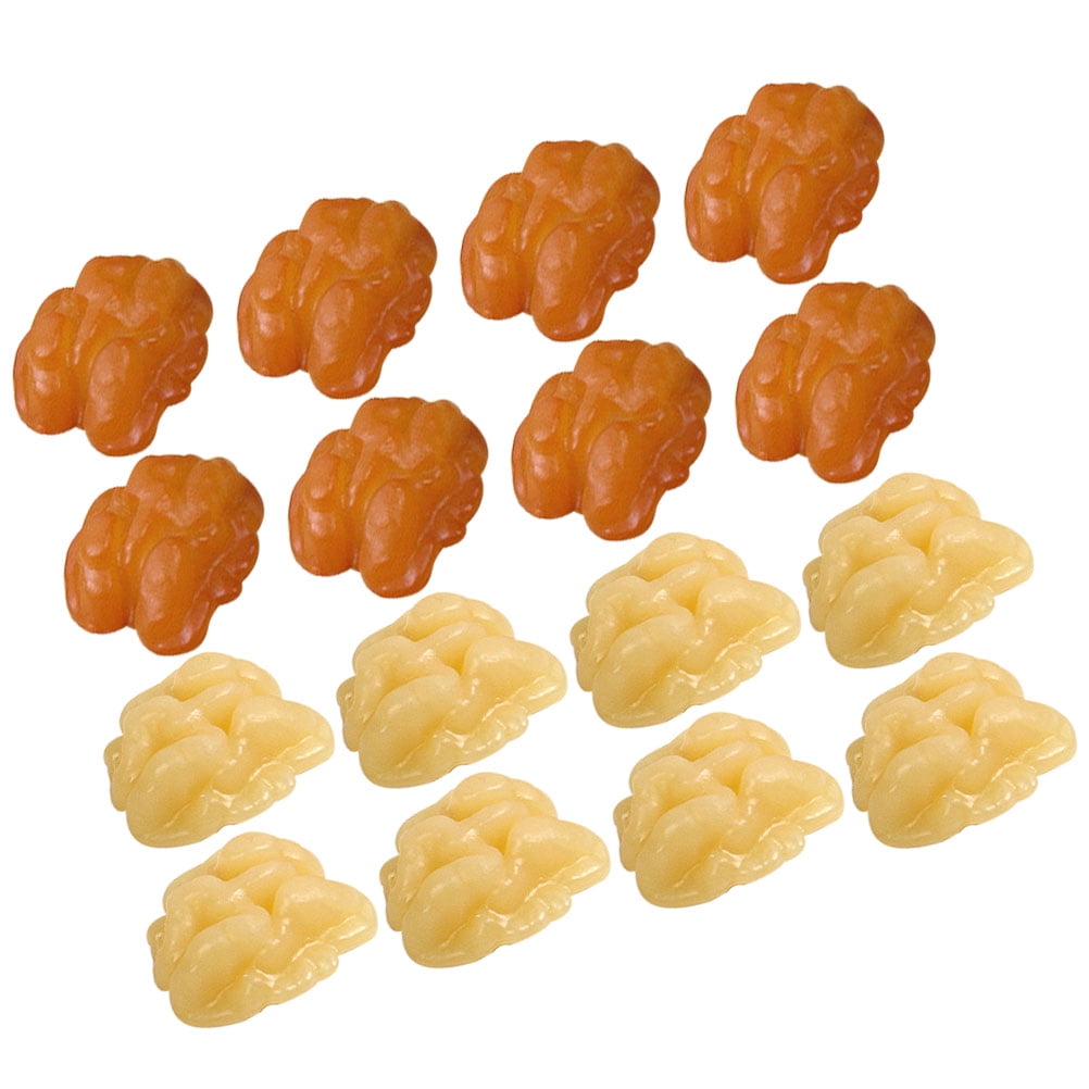 18 Pcs Artificial Walnut Models Fake Nuts Office Decore Faux Walnut ...