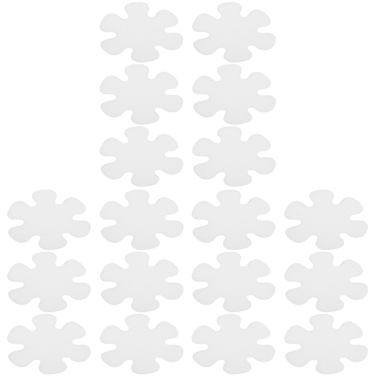 18 Pcs Bathtub Non-slip Stickers Adhesive Shower Stickers Flower Shaped ...