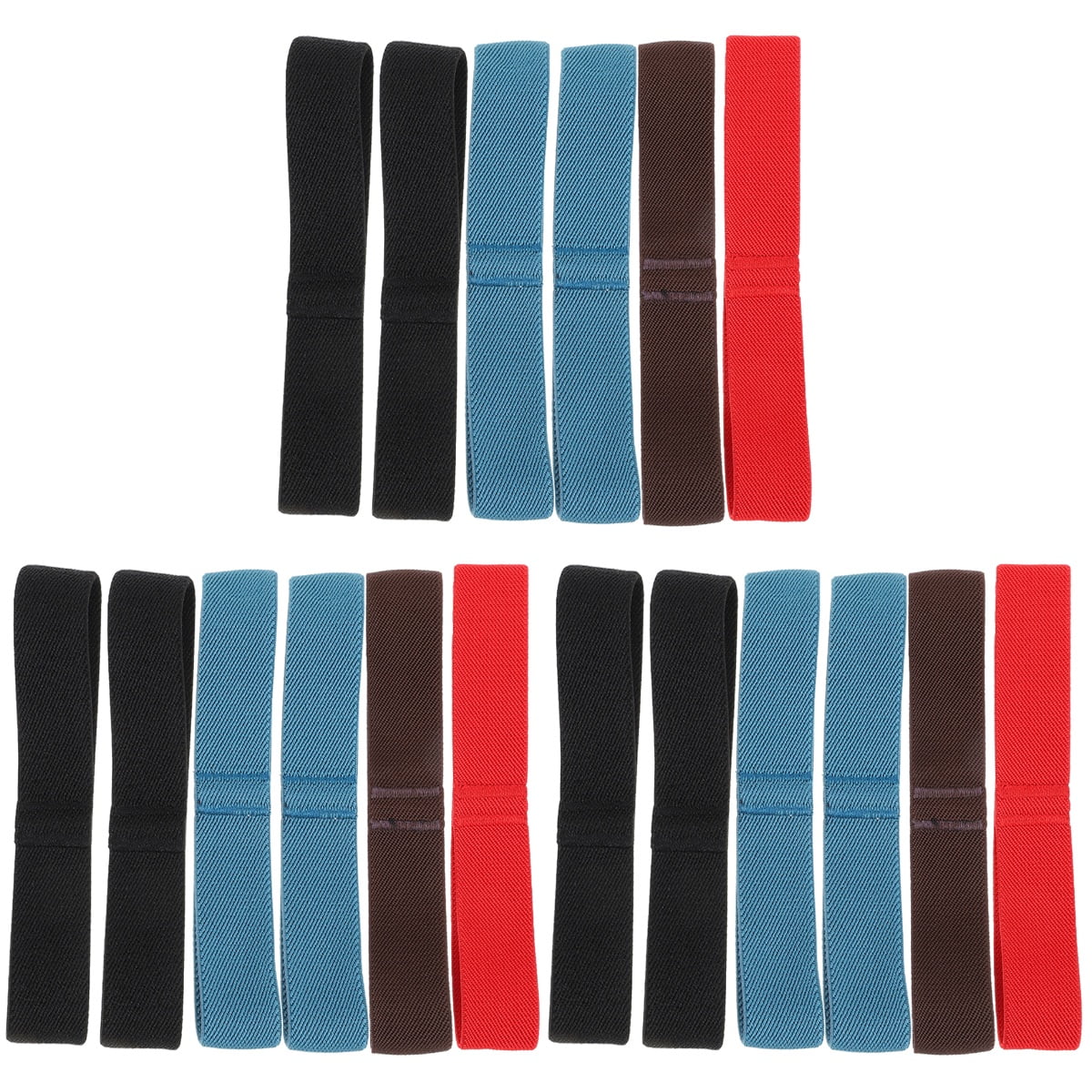 18 Pcs Bento Box Strap Containers for Food Lunch-box Elastic Bands ...