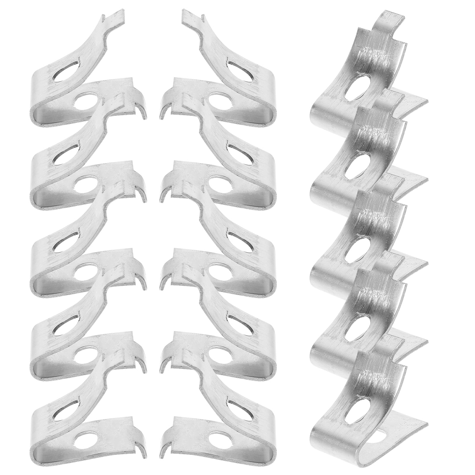 18 Pcs Cabinet Clips for Shelves Glass Bracket Closet Shelf Supports ...