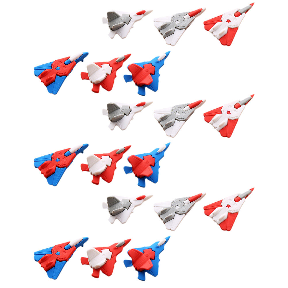 18 Pcs Cartoon Pencil Case Eraser Lightweight Erasers Helicopter Pupils ...