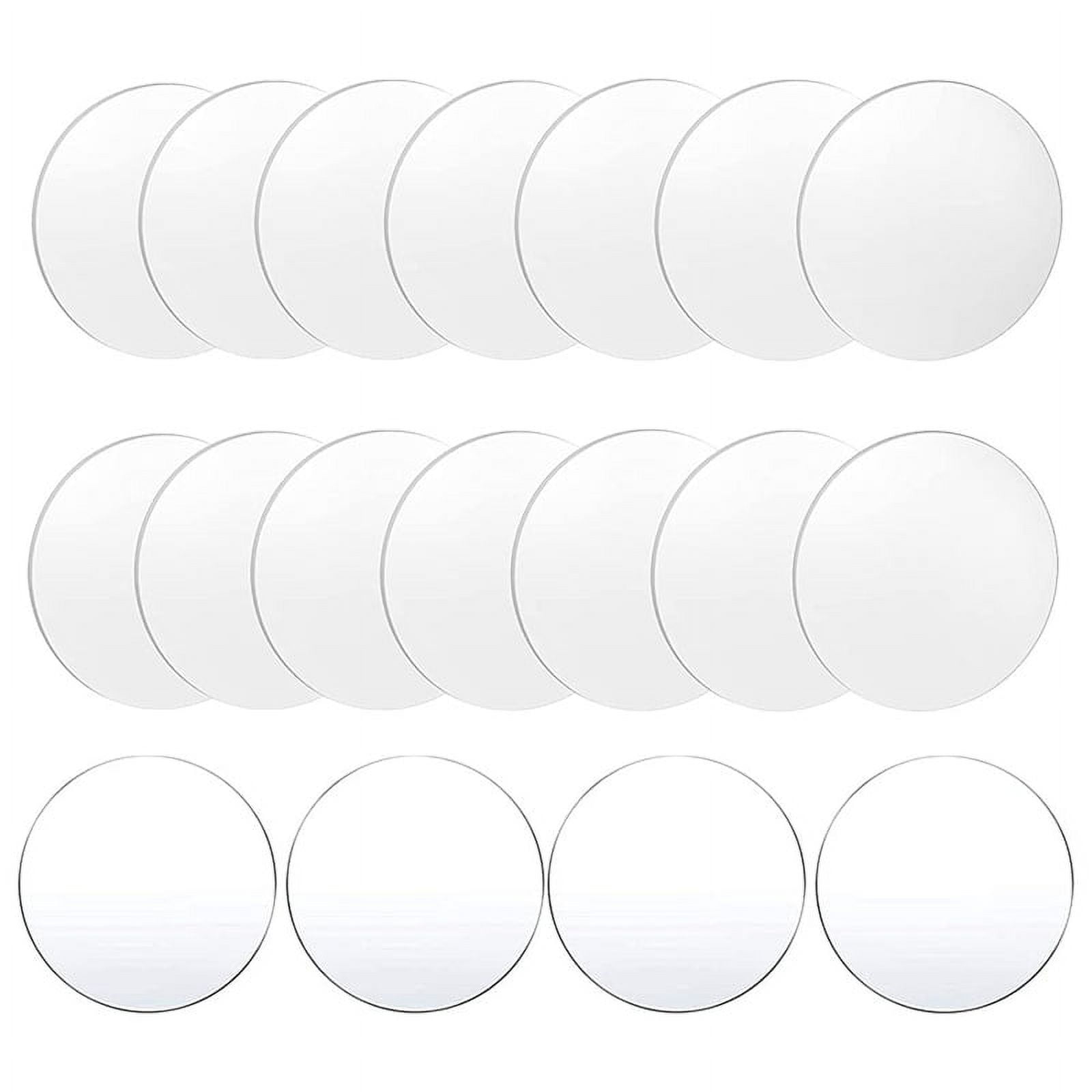 18 Pcs Clear Acrylic Disc 4 Inch Circle Acrylic Sheet Thick Circle ...