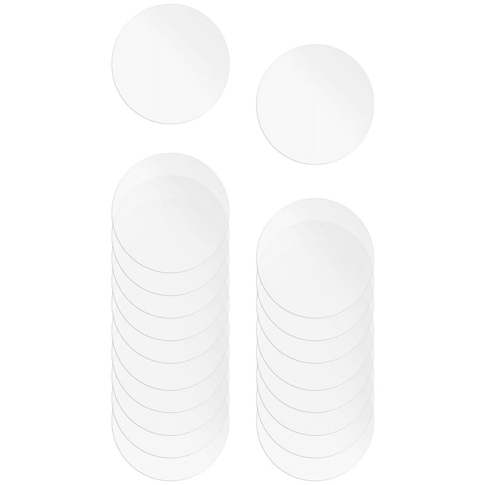 18 Pcs Clear Acrylic Disc 4 Inch Circle Acrylic Sheet - Walmart.com