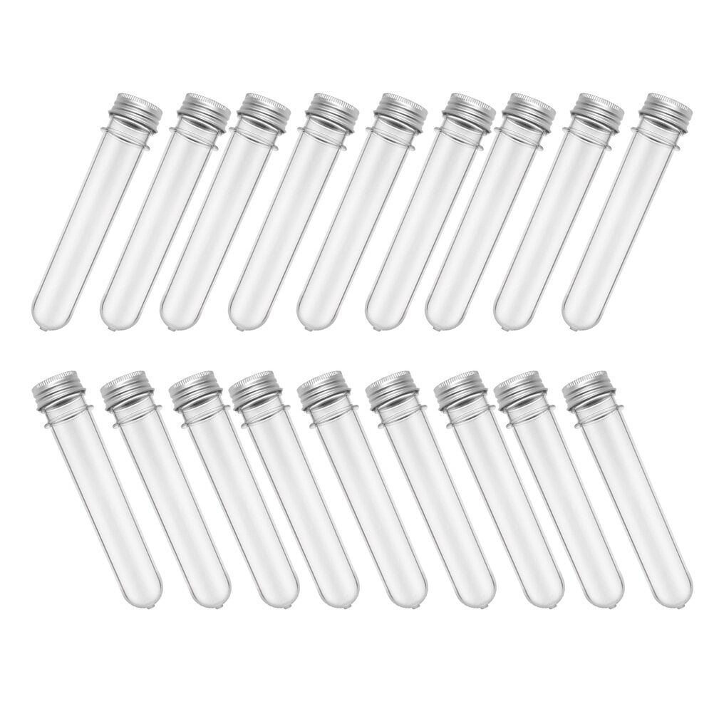 18 Pcs Tube Test Tubes Plastic Tube Test Tube Bottles Bath Salt Tubes ...