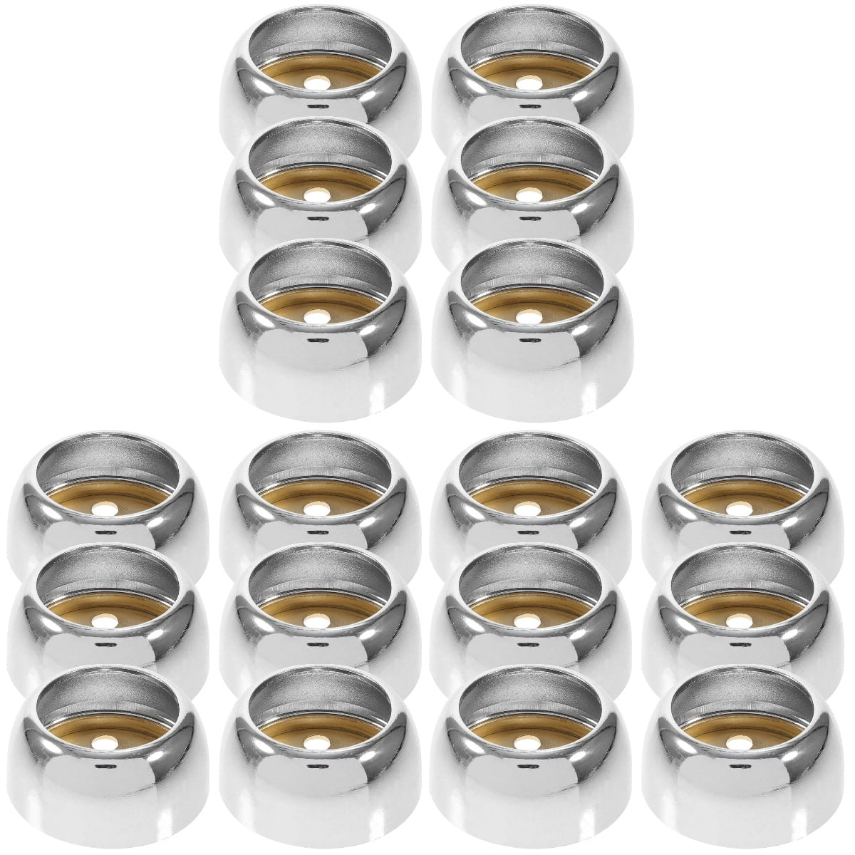 18 Pcs Curtain Rod Bracket Closet Rod Closet Brackets for Rod Clothes ...