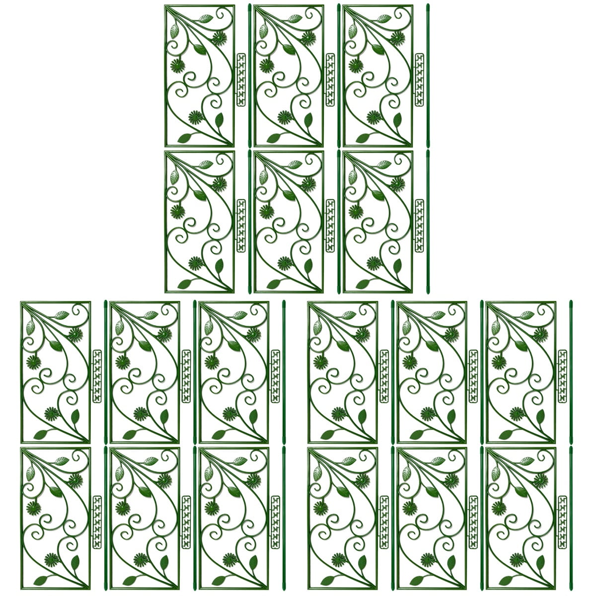 18 Pcs Decorative Plant Climbing Racks Creative Garden Trellis Climbing ...