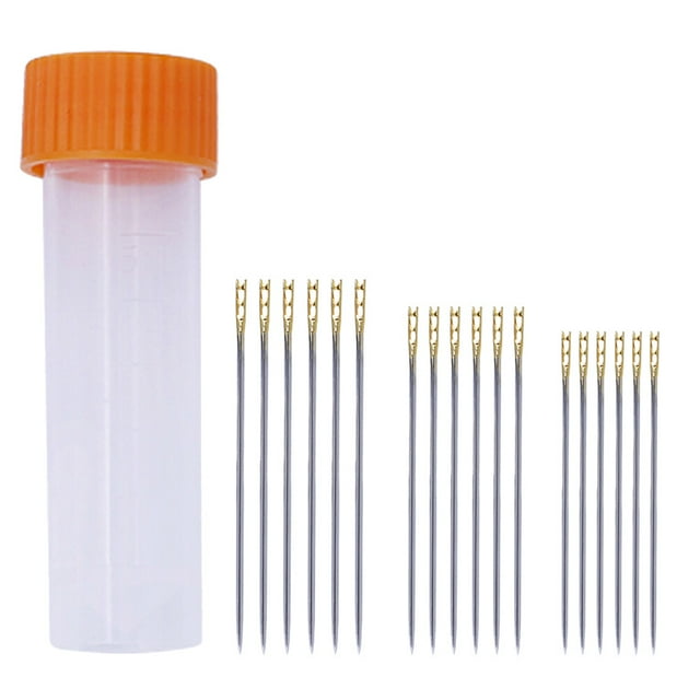 Raindrops 18pcs Double Hole Carbon Steel Knitting Needles Set with ...