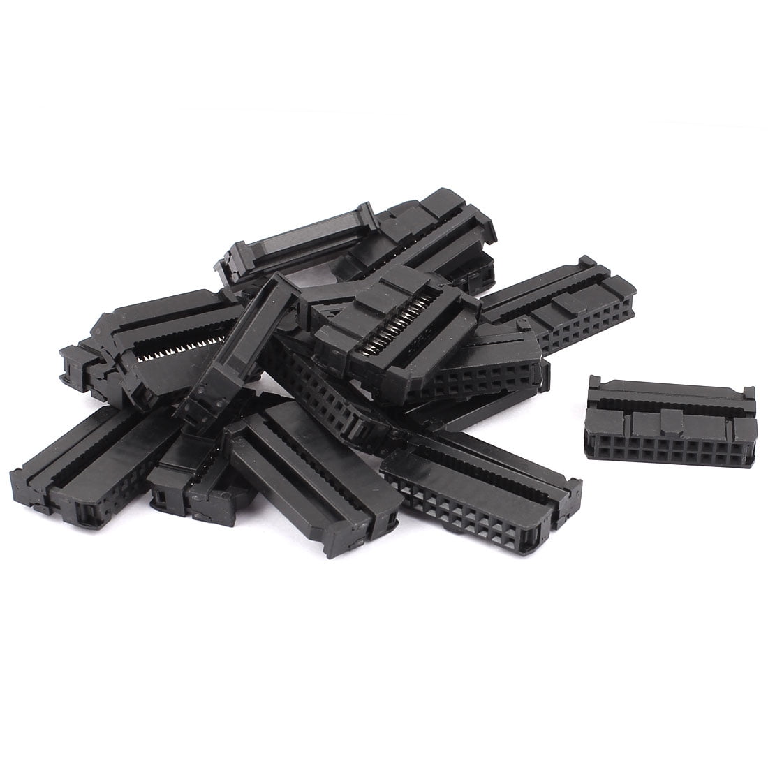 18 Pcs FC-20P 2x10 Pin Female Header IDC Cable Connector 2.54mm Pitch - Walmart.com