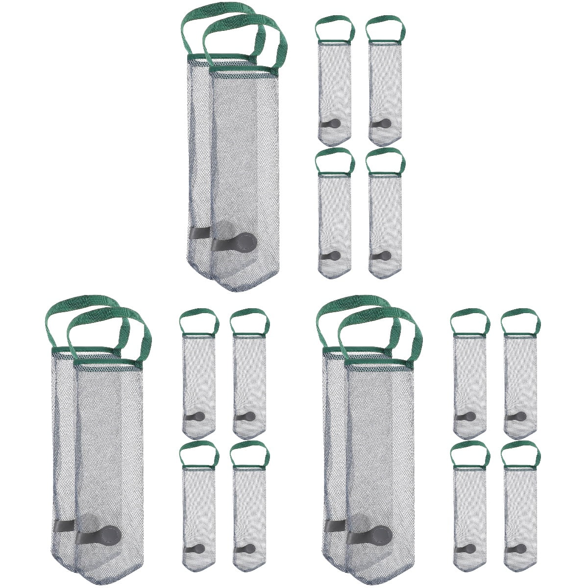 18 Pcs Fruit and Vegetable Hanging Bag Mesh Bags for Garlic Produce ...
