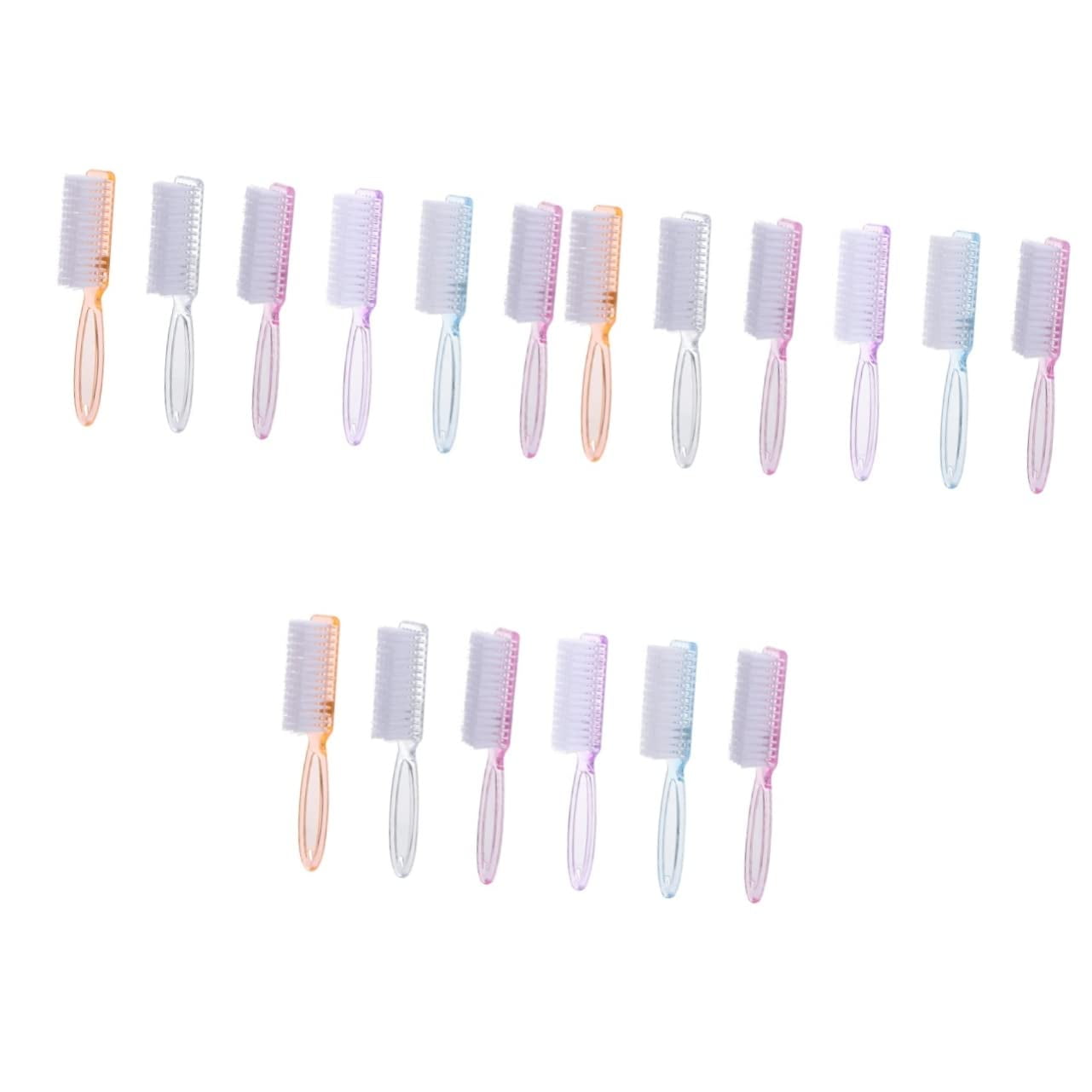 18 Pcs Handle Nail Brush Nail Cleaner Brush Brush Cleaner Cleaning ...