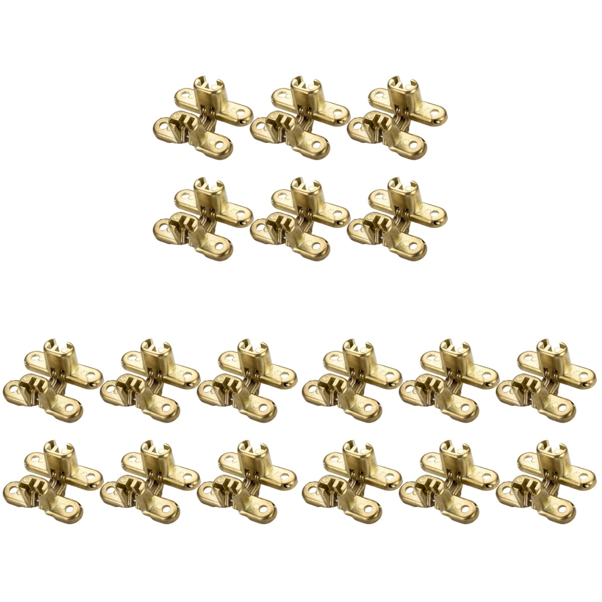 18 Pcs Hinges Concealed Hinge Hidden Hinge Overlay Cabinet Hinge Mute ...