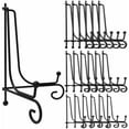 18 Pcs Iron Display Stand, 4, 6, 8 Inch Plate Picture Photo Stand for ...