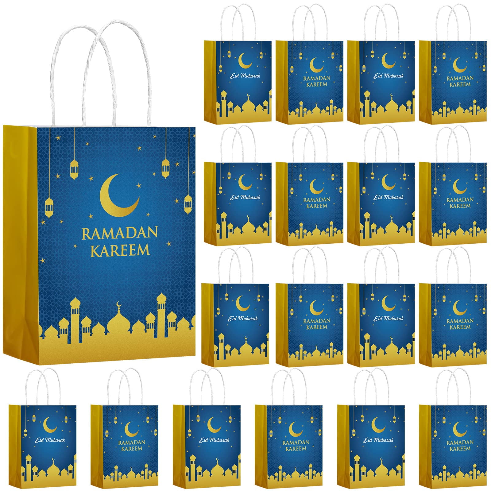 18 Pcs Islamic New RE32 Year Favor Bags Muslim Party Favor Bags Ramadan ...