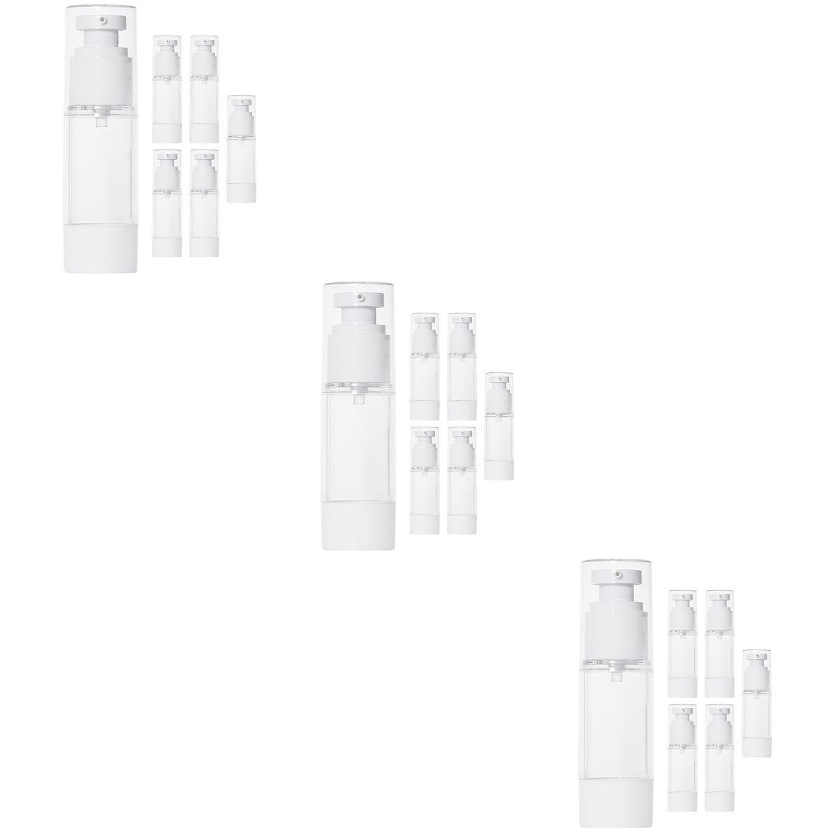 18 Pcs Lotion Container Vacuum Bottle Travel Bottles Refillable ...