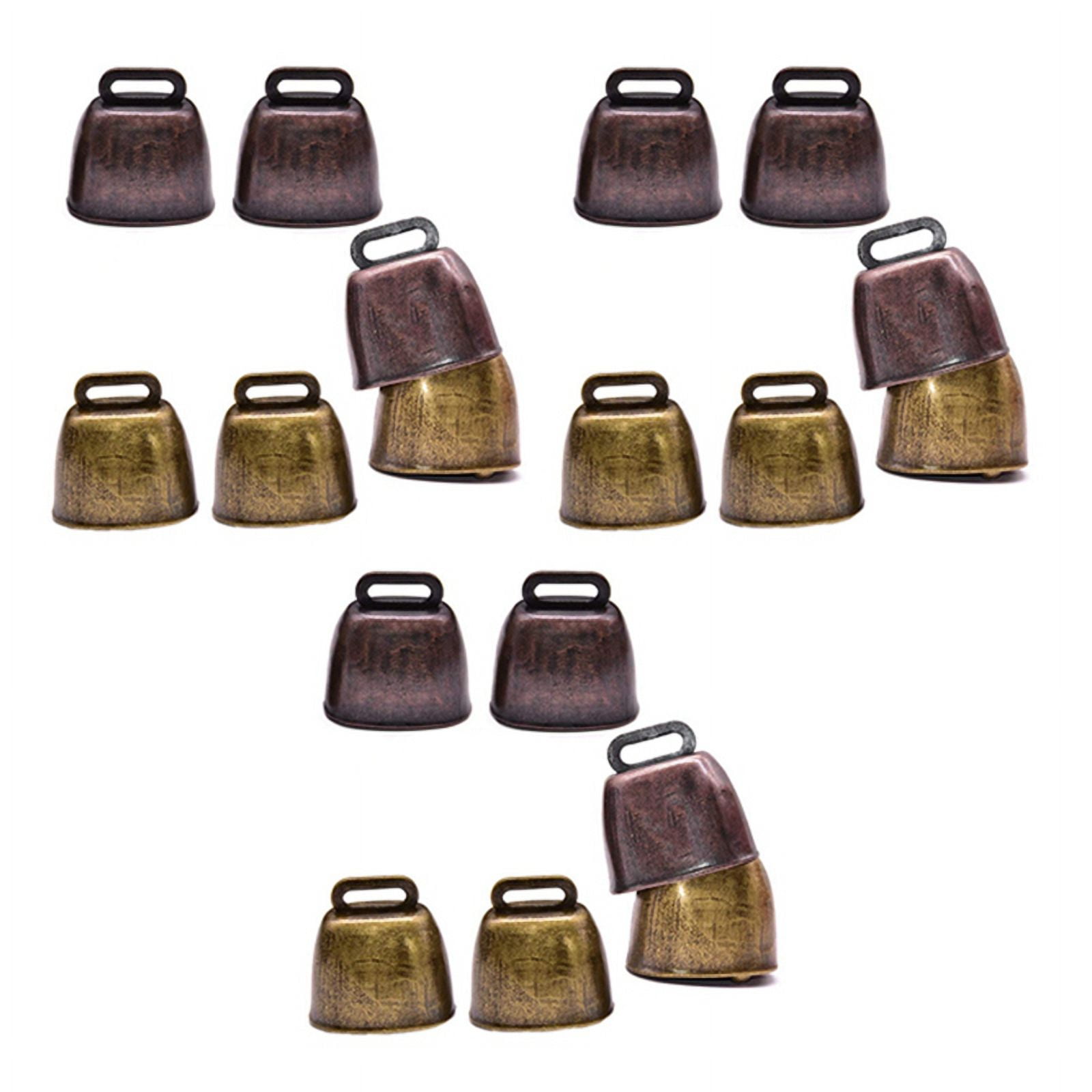 18 Pcs Metal Cow Bell, Cowbell Retro Bell for Horse Sheep Grazing ...