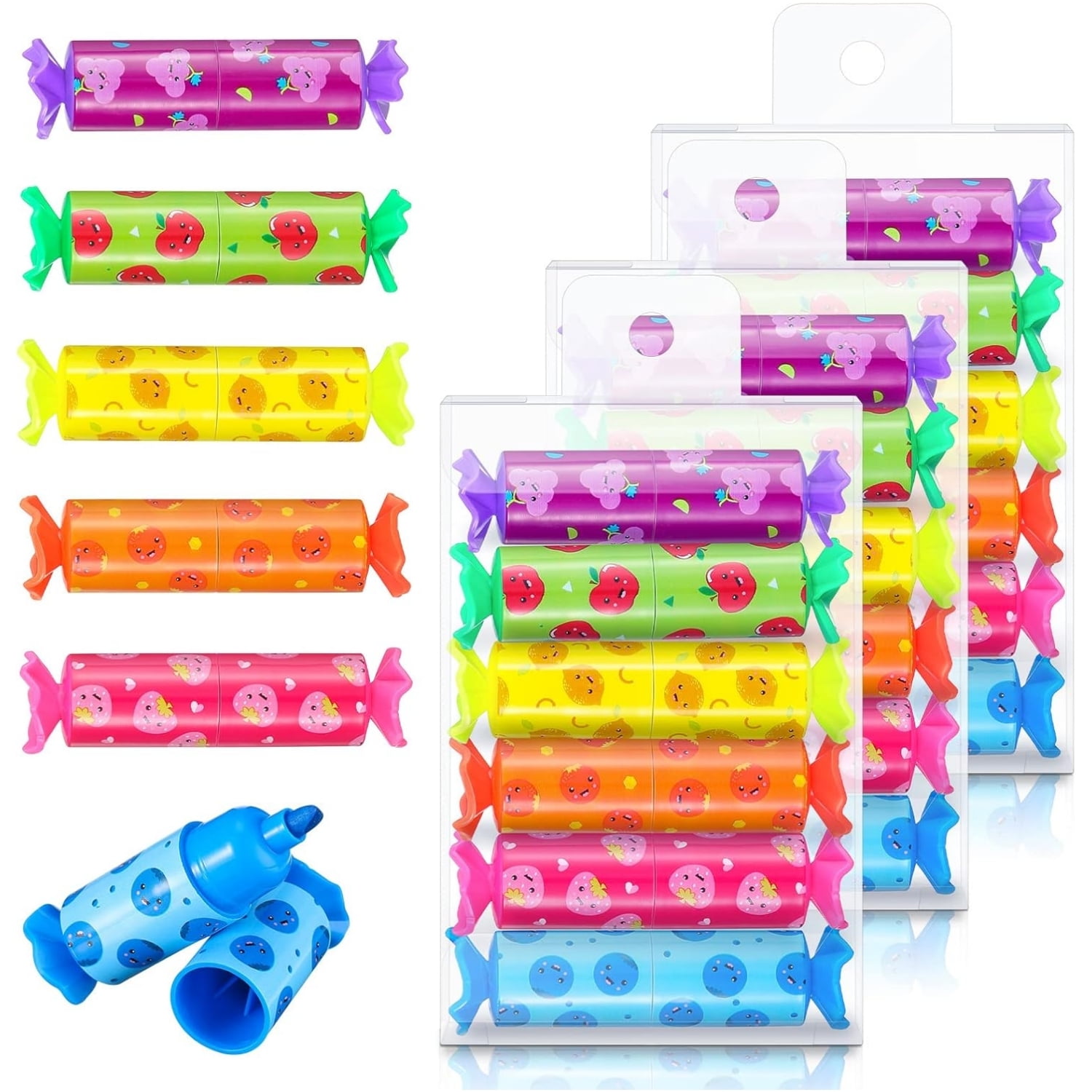 18 Pcs Mini Highlighters Topboutique Candy Pastel Highlighter Cute ...
