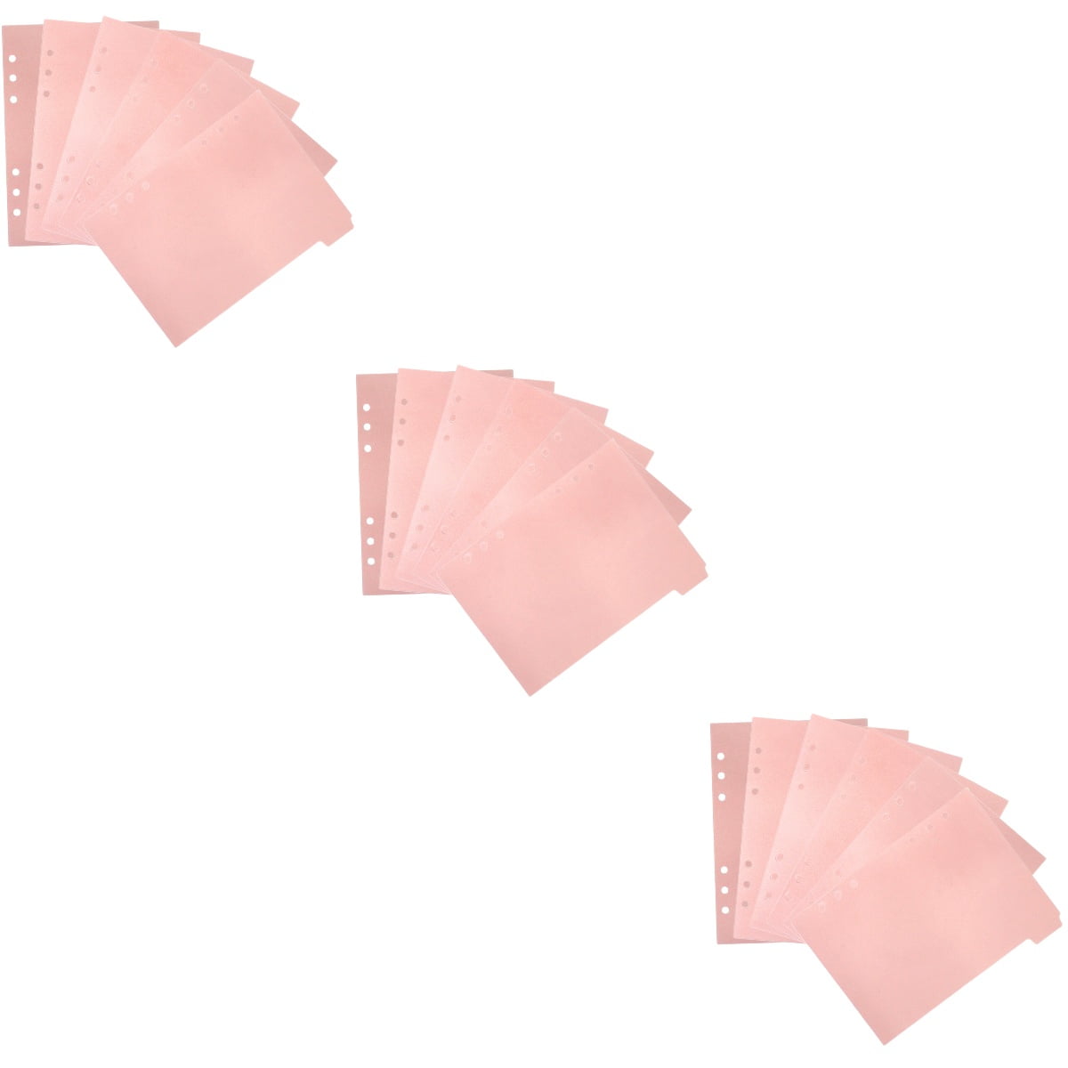 18 Pcs Notebook Separated Pages Colored Binder Dividers Notebooks ...