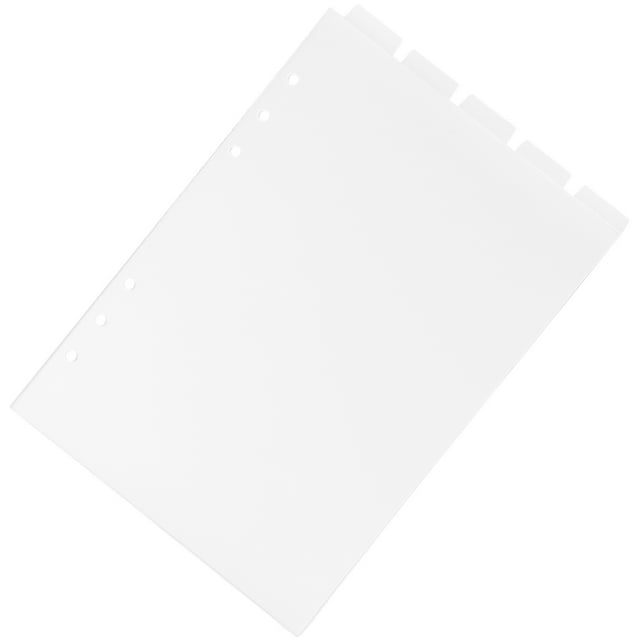 18 Pcs Notebook Tab Page Notebook Dividers PVC Tab Dividers Binder Tabs ...