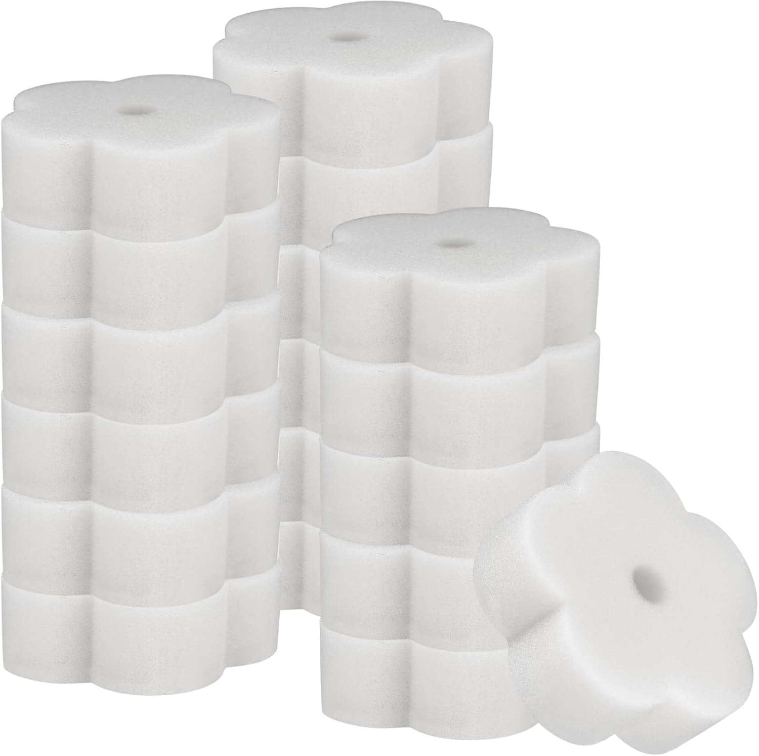 18 Pcs Oil Absorbing Scum Sponges, Flower-shaped Hot Tub Cleaning ...