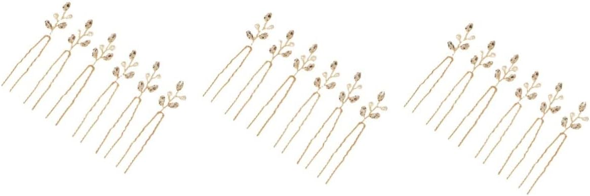 18 Pcs Pearl U-shaped Hairpin Bridal Headpieces for Wedding Floral Hair ...