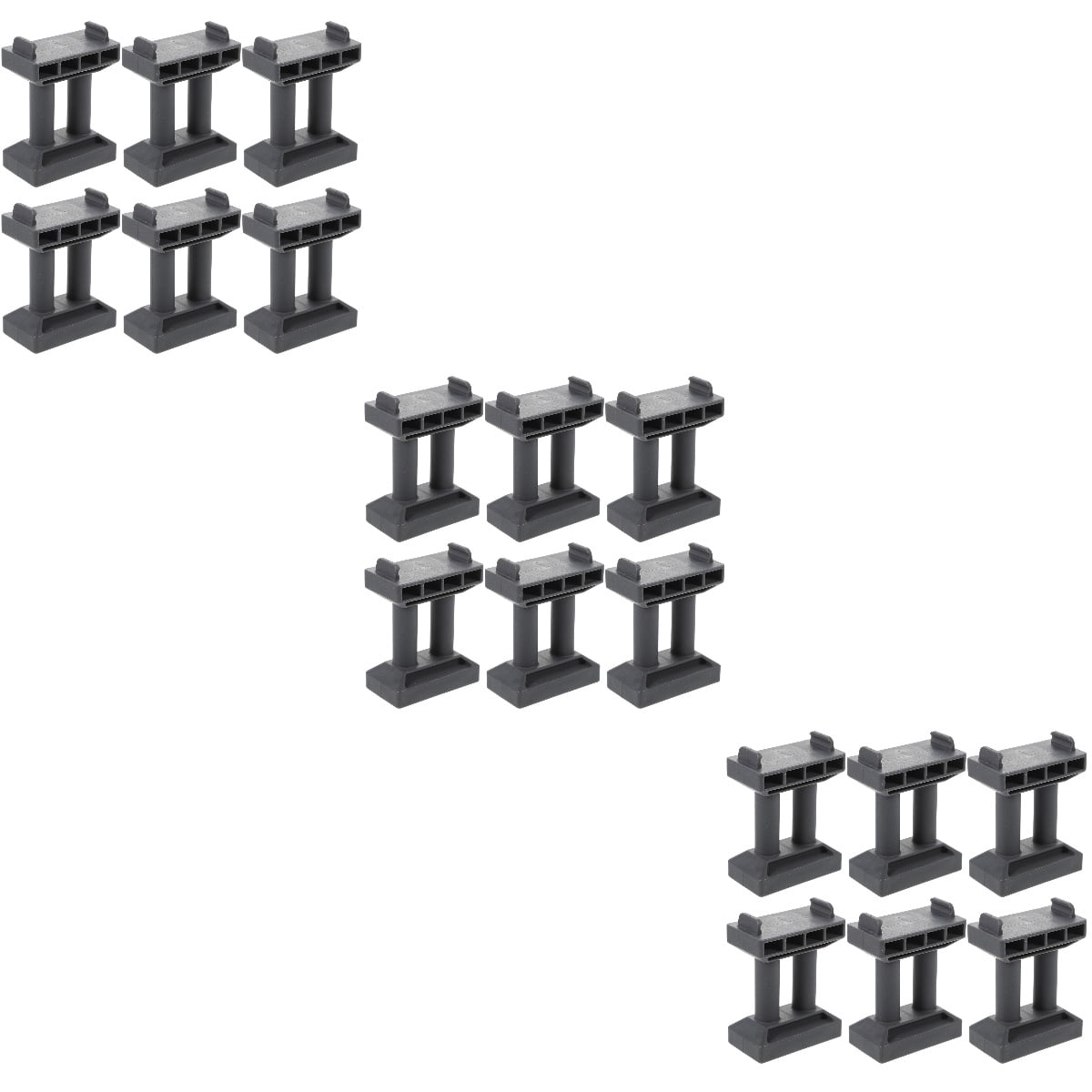 18 Pcs Railway Bridge Pier Toy Simulation Train Pretend Bridge Pier ...