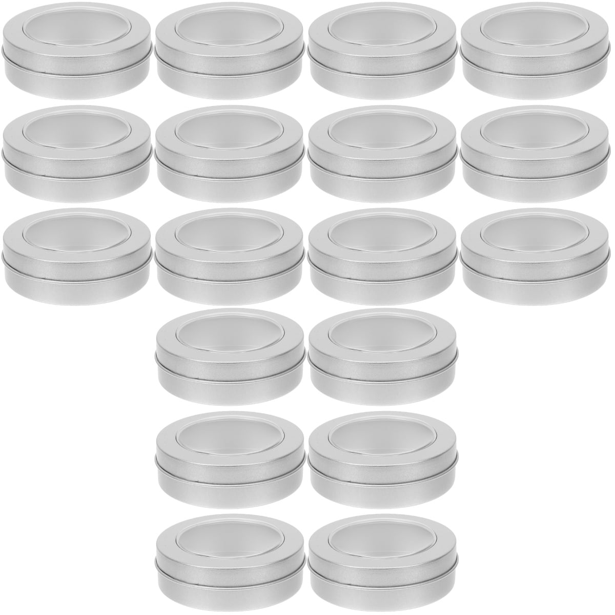 18 Pcs Round Tinplate Box Gift Boxes Gift Storage Case Craft Storage ...