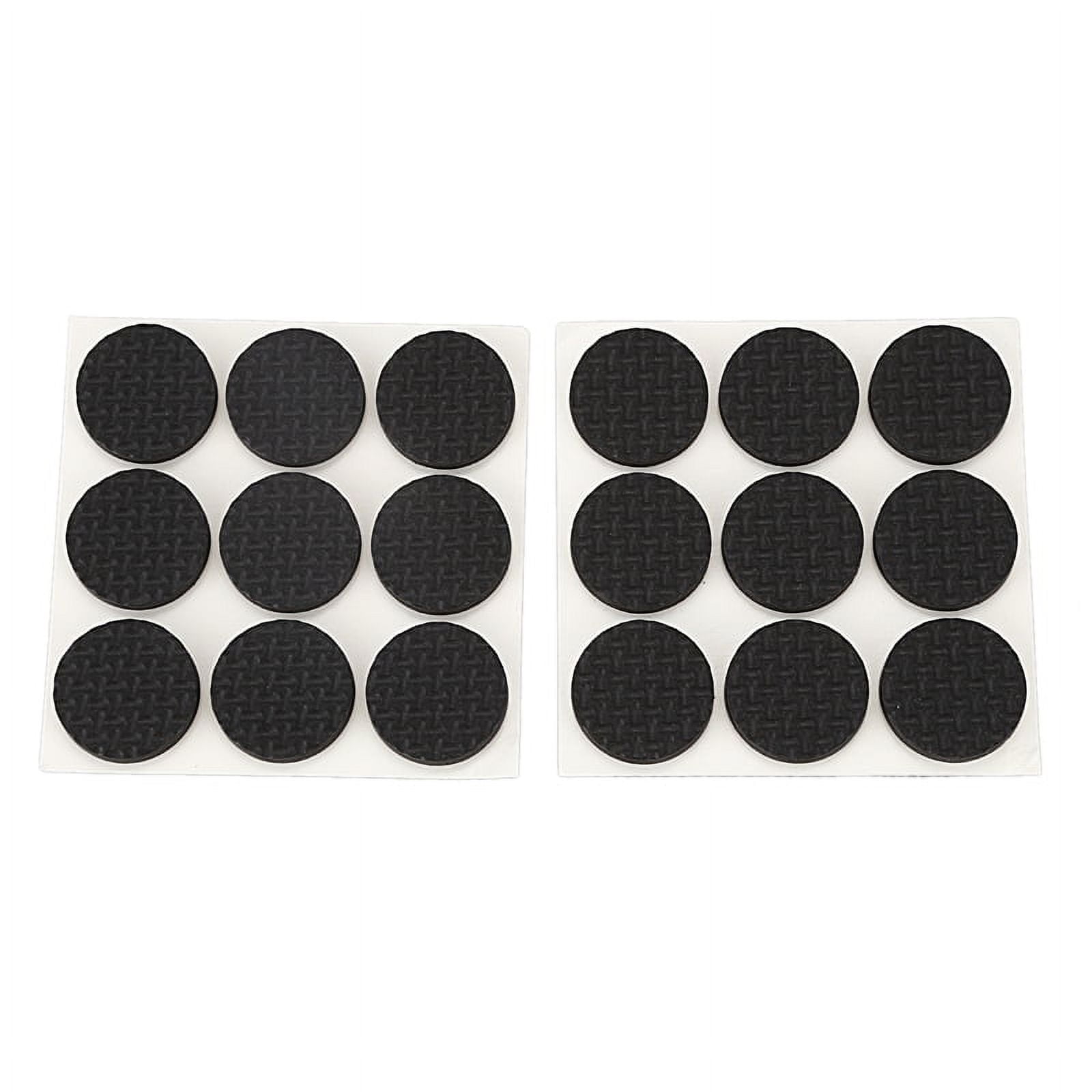 18 Pcs Self Adhesive Black Foam Table Chair Leg Pad Protector - Walmart.com