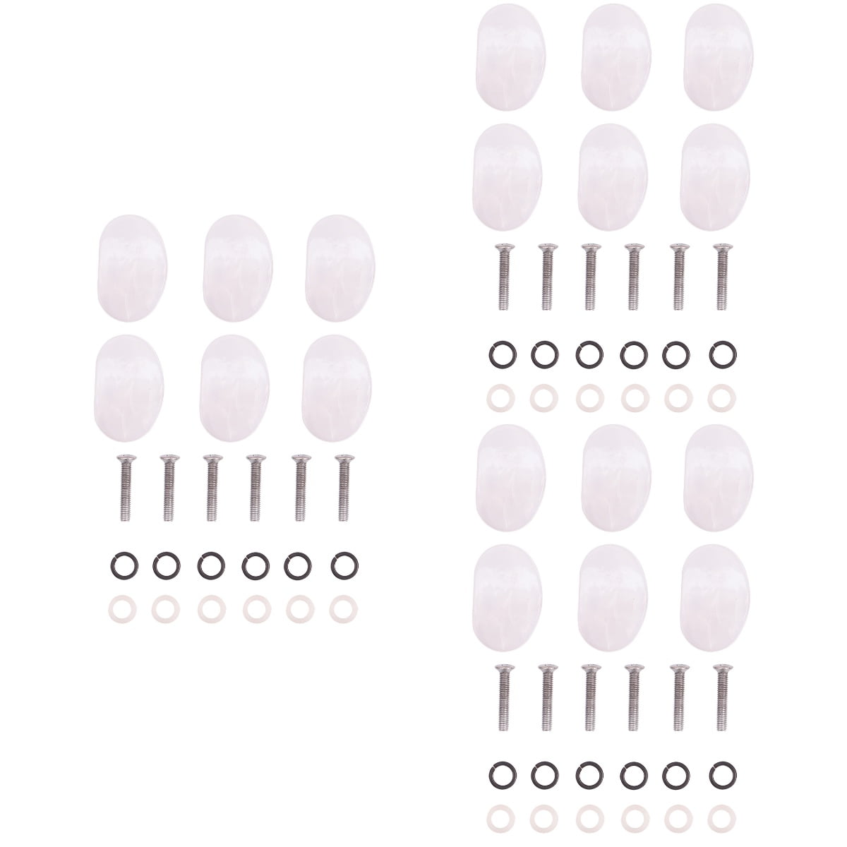 18 Pcs Semicircle Shape Electric Guitar Tuning Pegs Tuners Machine Head ...