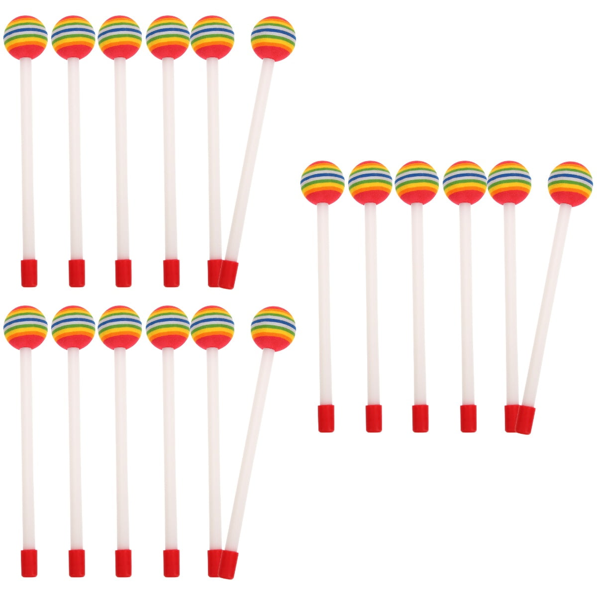 18 Pcs Sponge Stick Musical Instruments Kids Use Drum Stick Keyboard ...