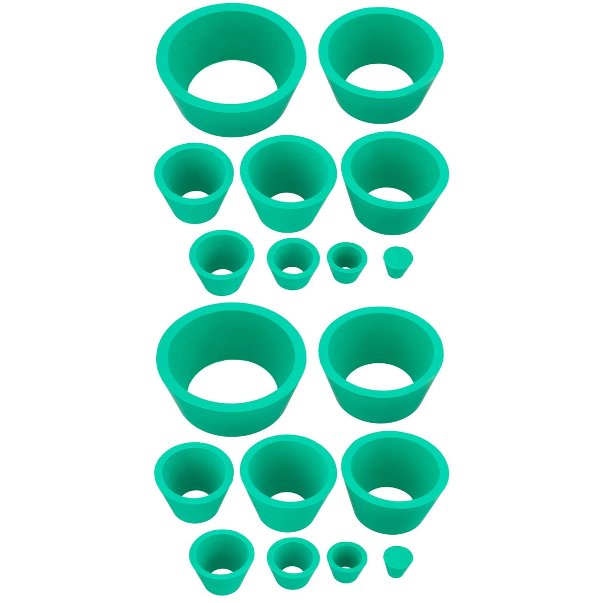 18 Pcs Suction Bottle Mat Filter Funnel Filtration Adapter Smooth ...