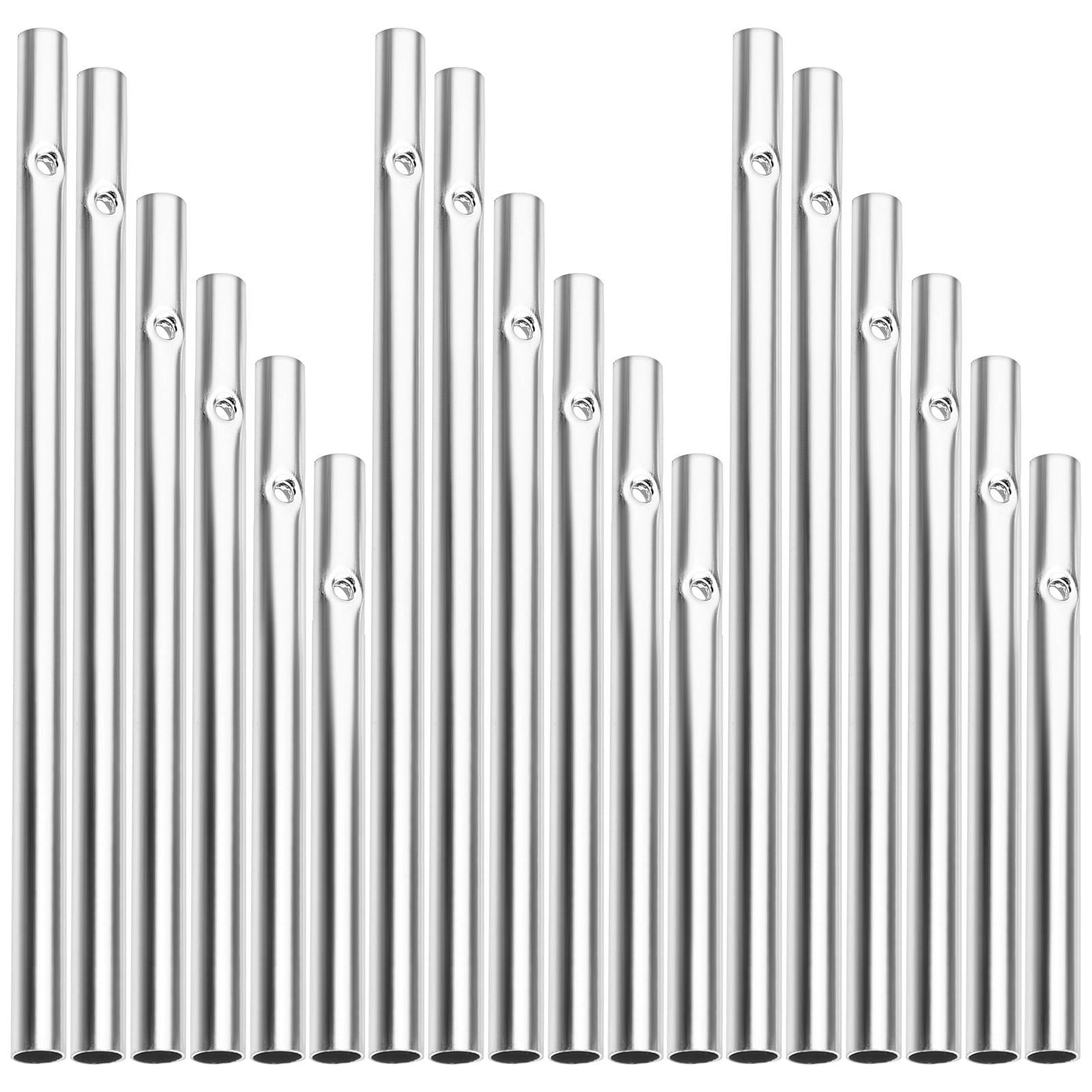 18 Pcs Wind Bell Accessories Chime Aluminum Tube Making - Walmart.com