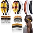 18 Pieces Banana Hair Clips Classic Hair Comb Banana Clips Ponytail ...