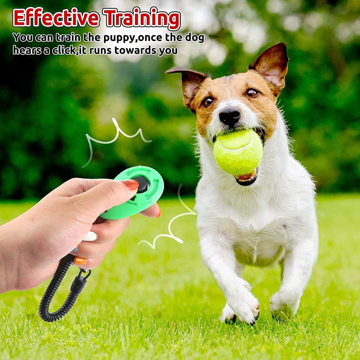 18 Pieces Dog Training Clicker, Pet Behavioral Training Clickers with ...