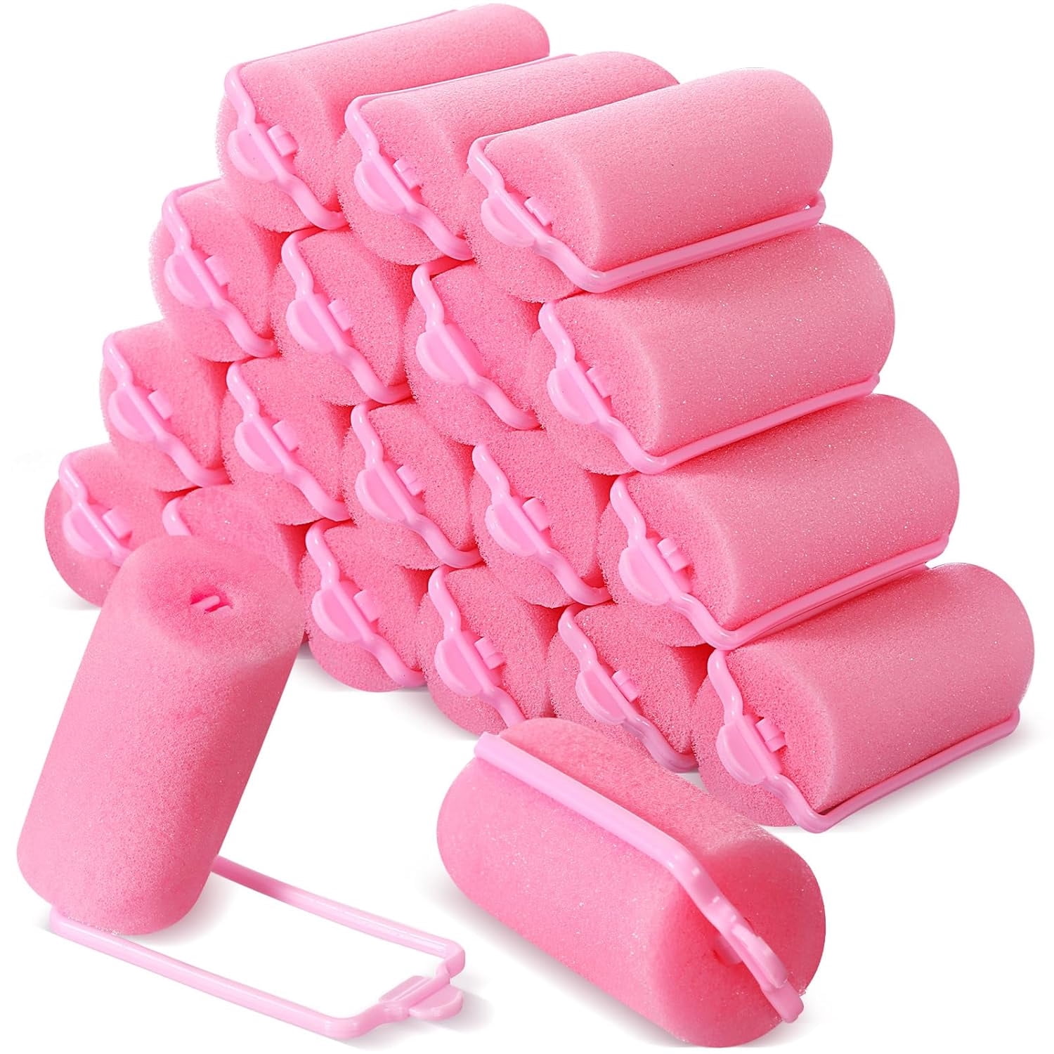 18 Pieces Foam Sponge Hair Rollers,Topboutique Soft Hair Styling ...
