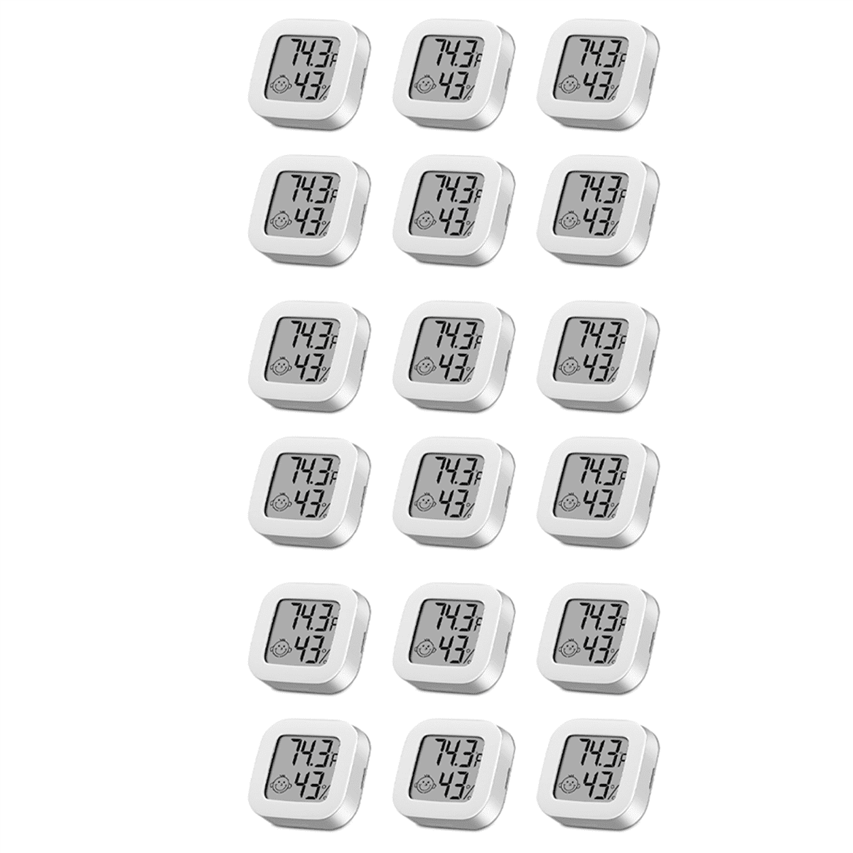 18 Pieces Humidity Gauge Humidity Sensor Indoor Thermometer Hight ...