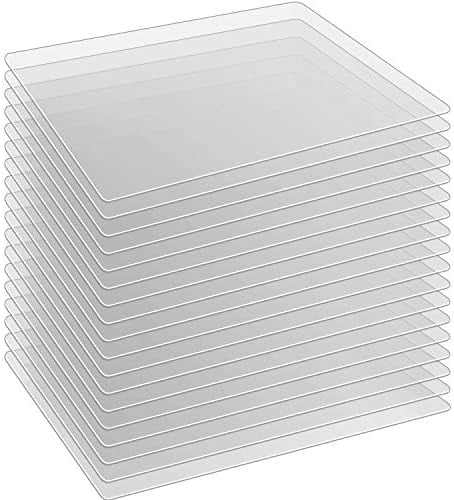 18 Pieces Plastic Placemats Table Mats Heat Resistant Placemats Dining ...