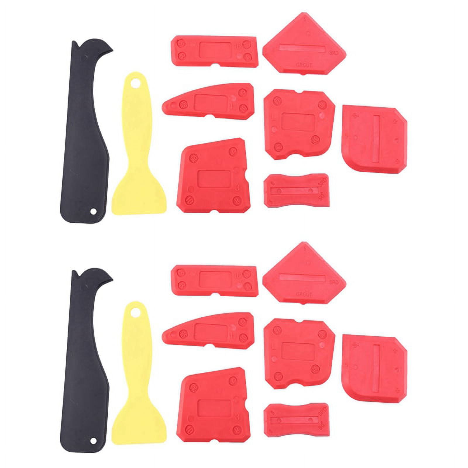 18 Pieces Silicone Sealant Finishing Tools Smoothing Caulking Tool Kit ...