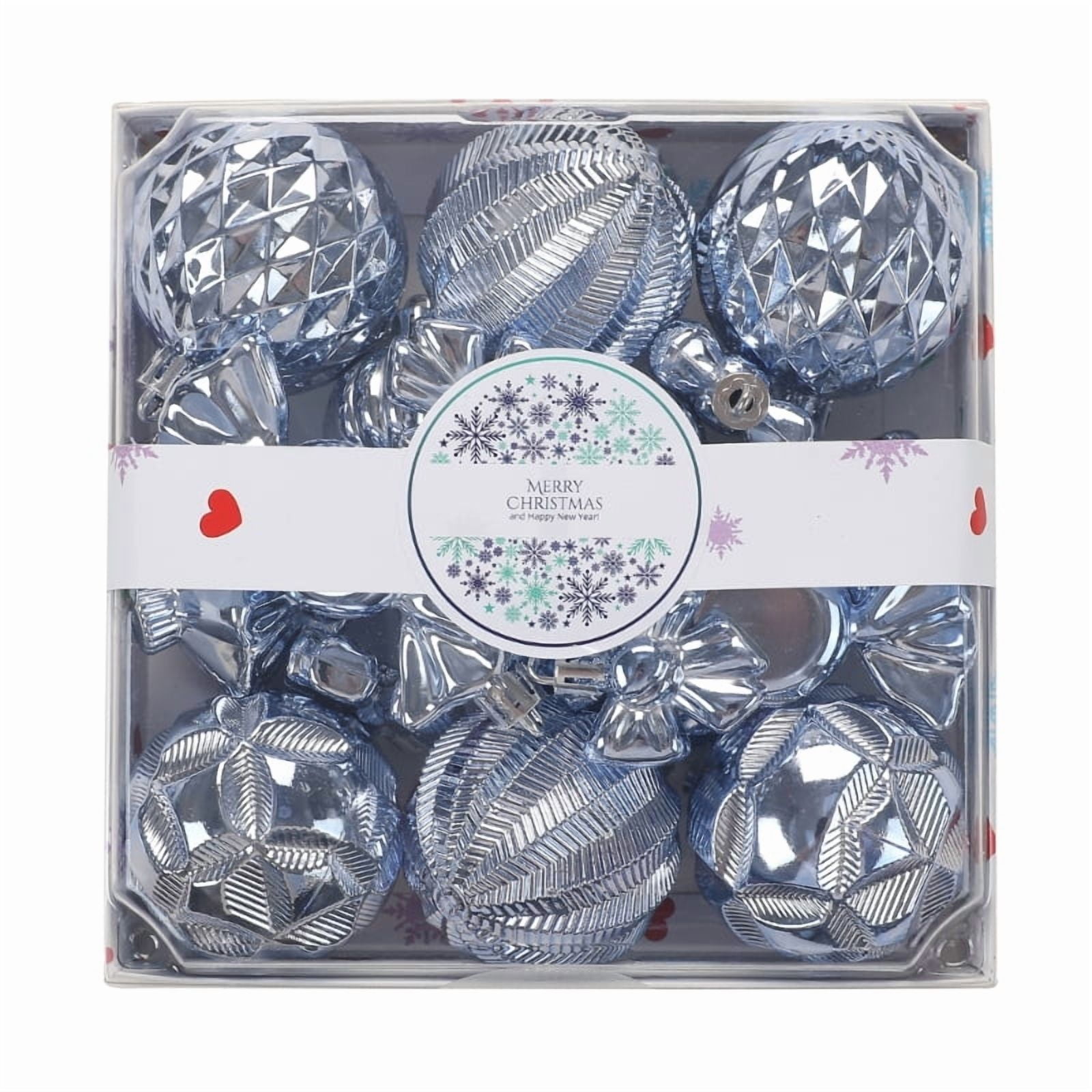 18 Pieces/box Festive Tree Decorations Special-Shaped Christmas Balls ...