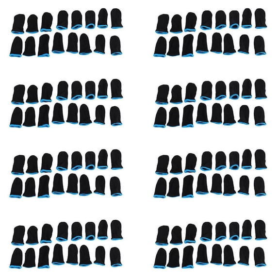 18-Pin Carbon Fiber Finger Sleeves for Mobile Games Screen Finger ...