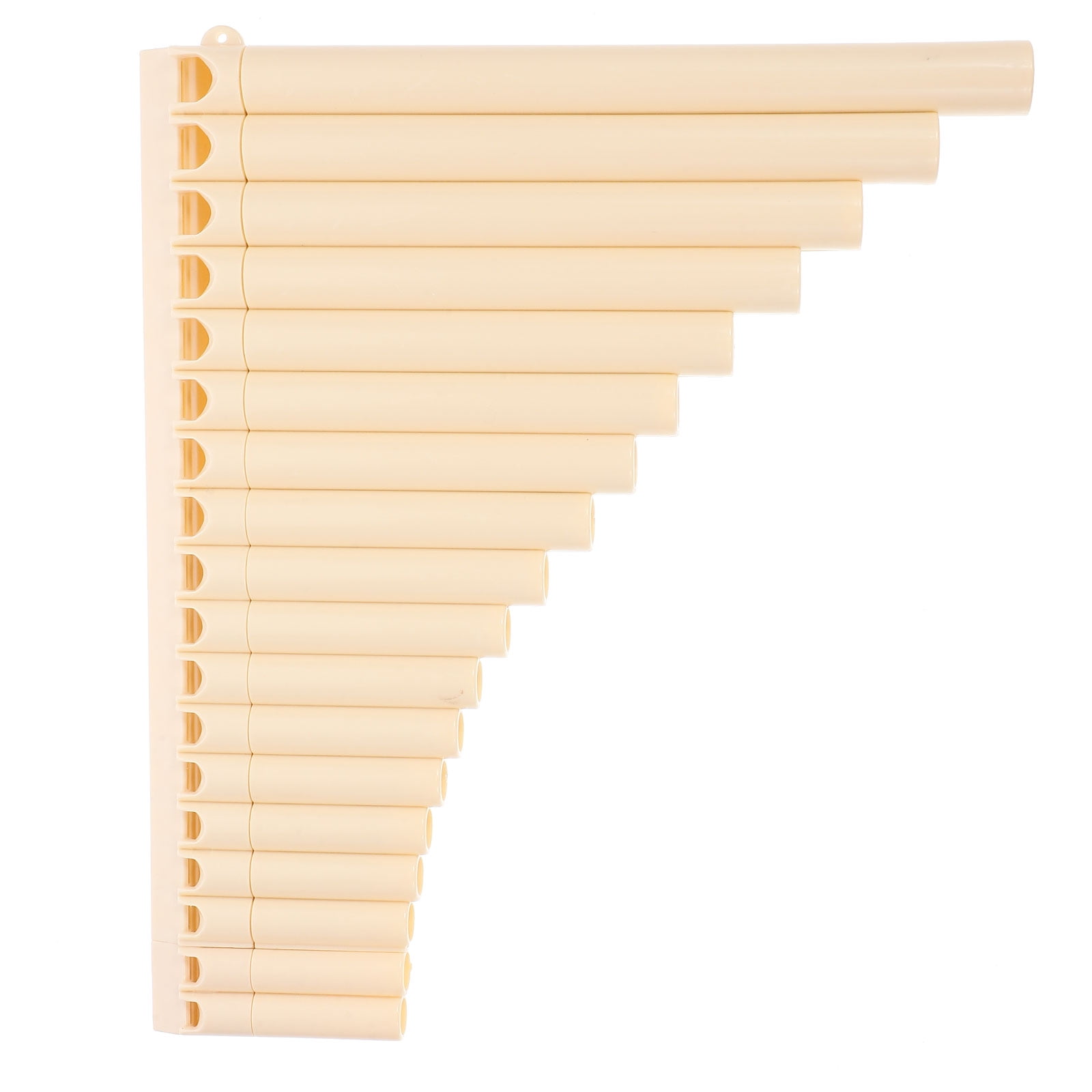 18 Pipe Pan Flutes for Kids Harmonicas Adults Instruments Campus Beige ...