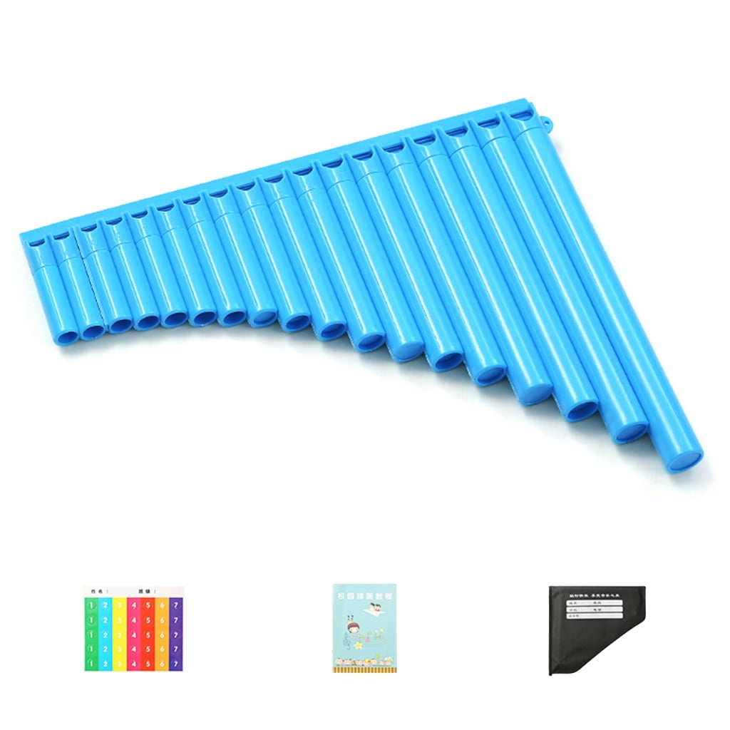 18 Pipes Professional C Key Pan Flute Portable Panpipe Musical ...