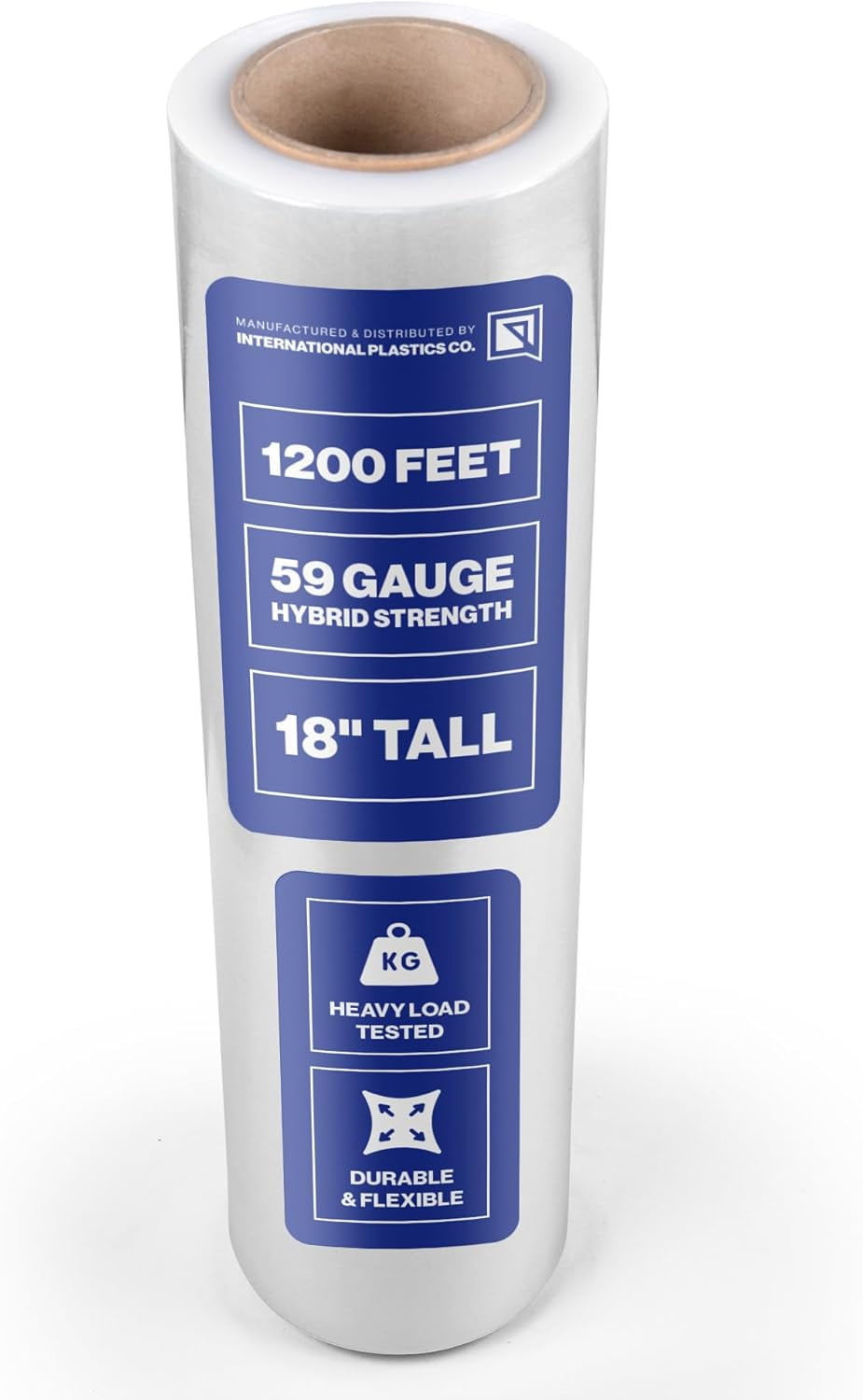 18" Plastic Stretch Film Wrap 1200 feet 500% Stretch Ability - Walmart.com
