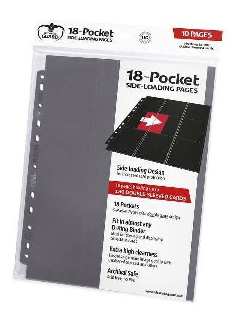 18 Pocket Side-Loading Pages - Grey (10) New - Walmart.com