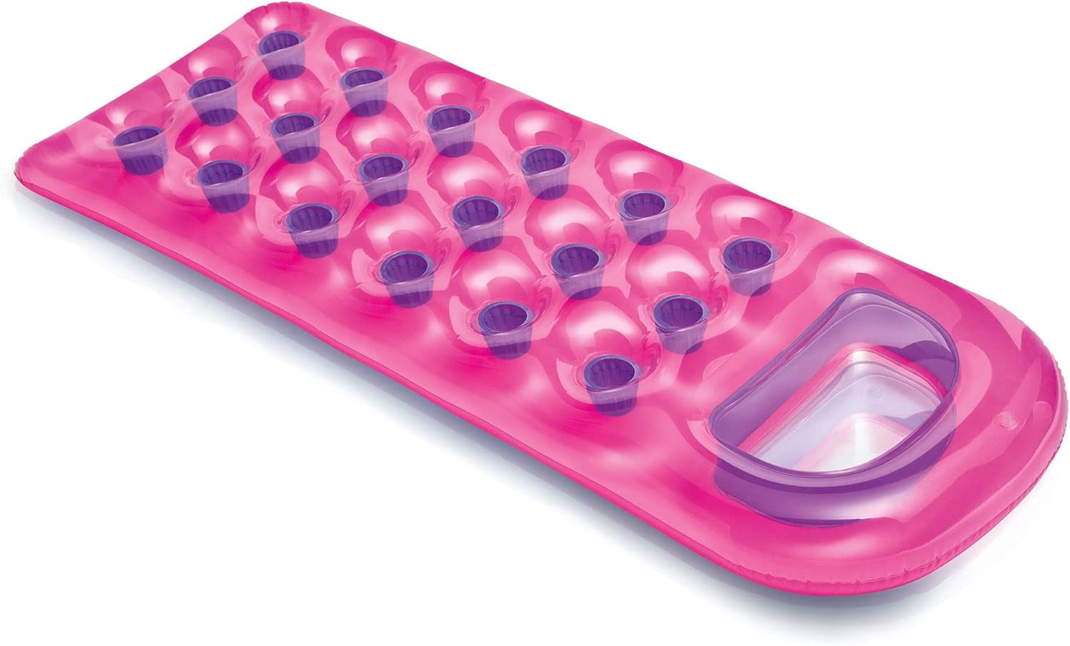 18-Pocket Suntanner Inflatable Pool Float Raft Lounger Swimming Mat, 74 ...