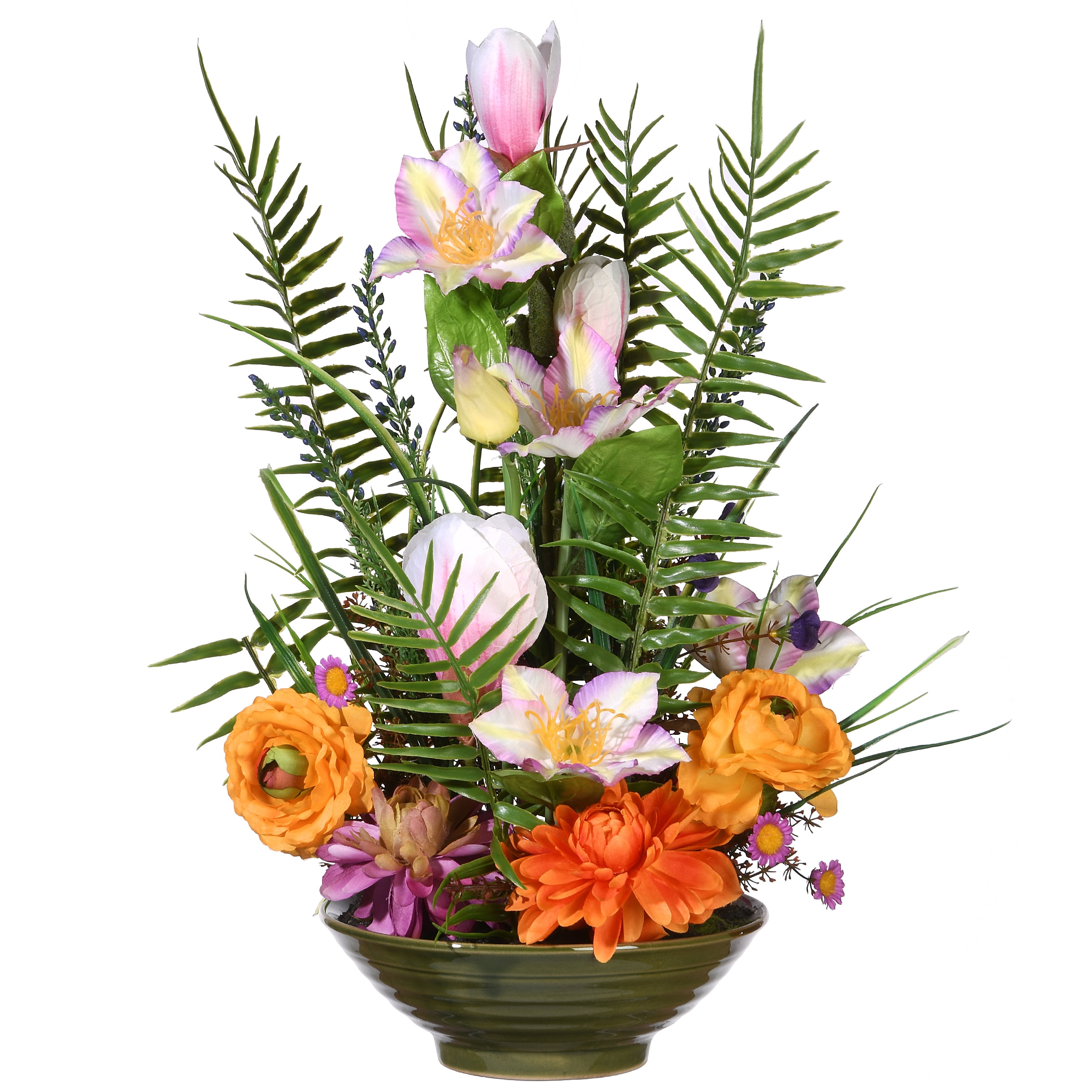 18" Potted Floral Assortment - Walmart Business Supplies
