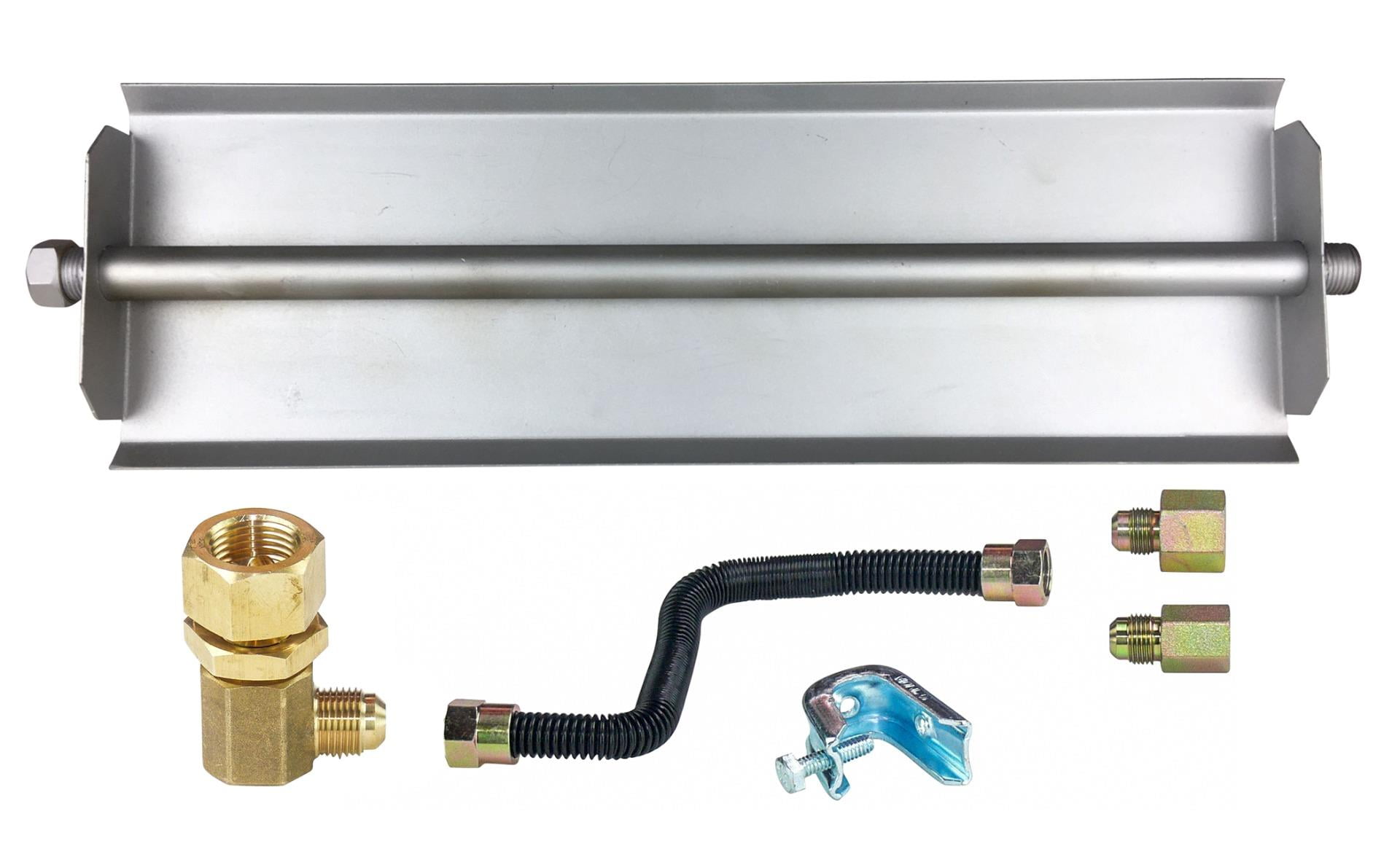 18" Powder Coated Linear Gas Burner with Complete LP Liquid Propane ...