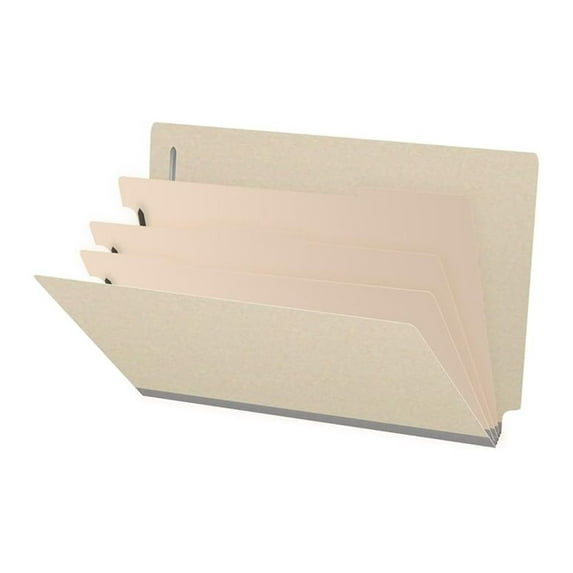 18 Pt. Manila Classification Folders, Full Cut End Tab, Legal Size, 3 ...